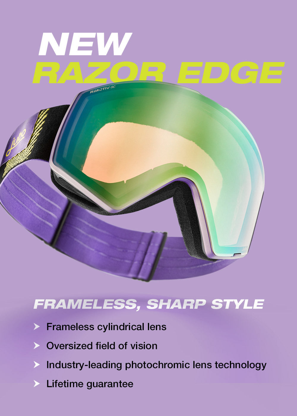 Julbo Razor Edge Goggles | Ultimate Performance & Clarity for Skiing ...
